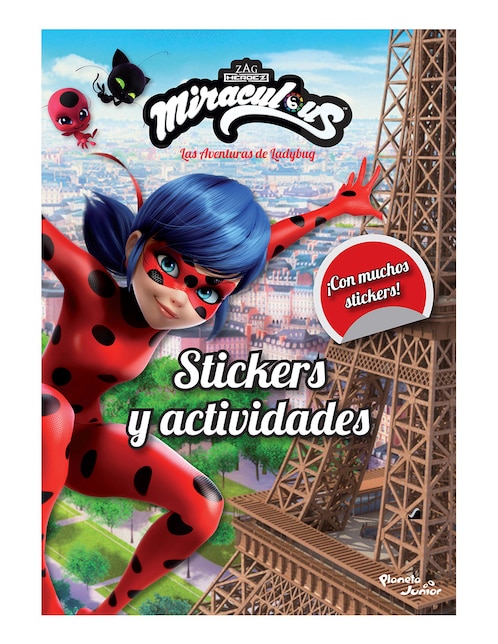 Libro Las Aventuras De Ladybug Stickers y Actividades de Miraculous 1