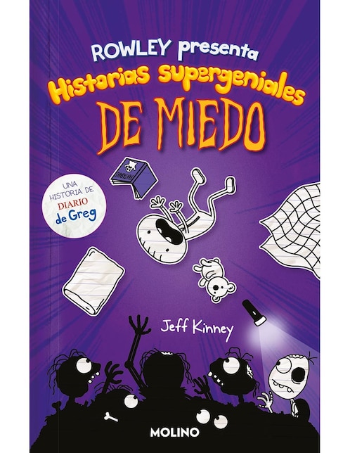Libro Diario de rowley 3: historias supergeniales de miedo de Jeff Kinney 1