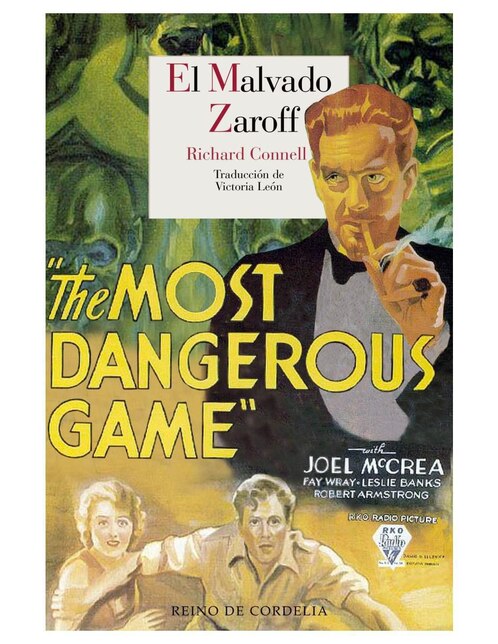 Libro El Malvado Zaroff de Richard Connell 1