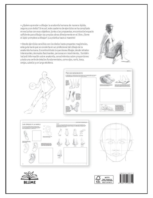 Libro Guía completa dibujo. anatomía, modelos, figuras y poses ...