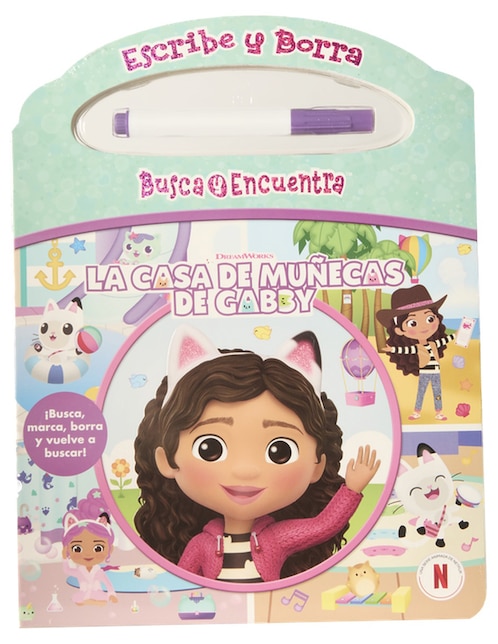 Libro Escribe Y Borra / Busca Y Encuentra. La Casa De Muñecas De Gaby ...