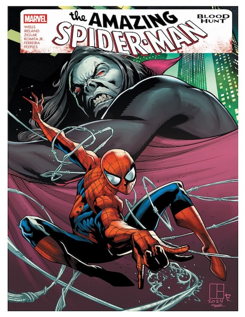 Cómic Spider-Man Blood hunt 1