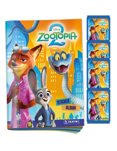 Álbum con estampas Panini Coleccionable de Zootopia 1