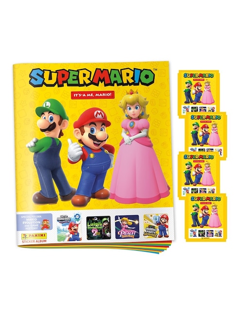 Álbum con estampas Panini Coleccionable de Super Mario 1