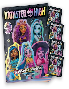 Álbum con estampas Panini Coleccionable de Monster High